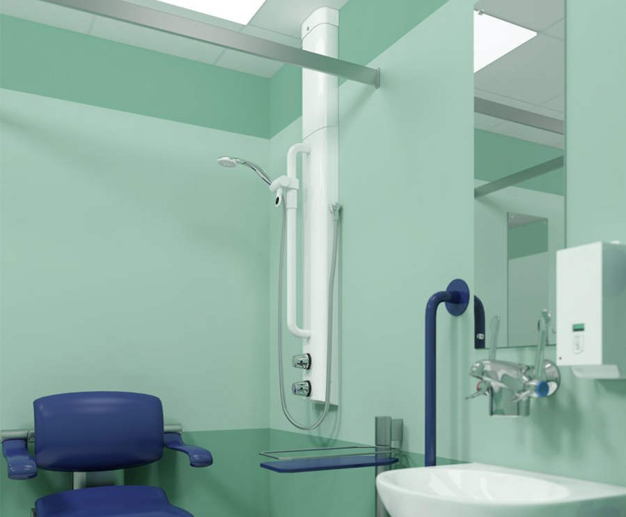 Surface-mounted shower panels | Horne Engineering | ESI Interior Design