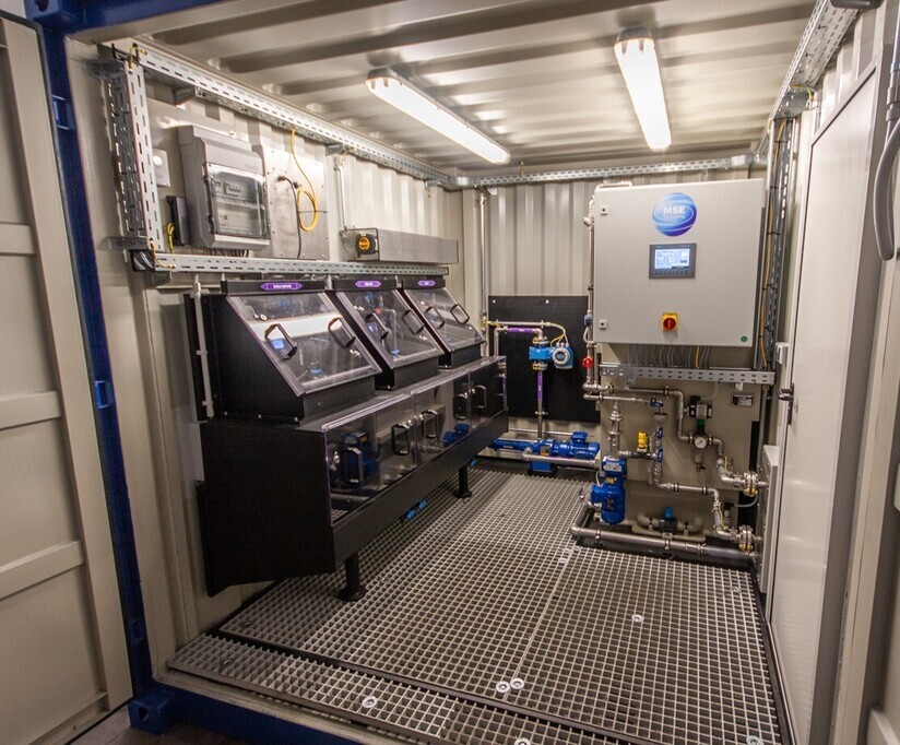 Skid-mounted dissolved air flotation (DAF) unit rental | MSE Hiller ...