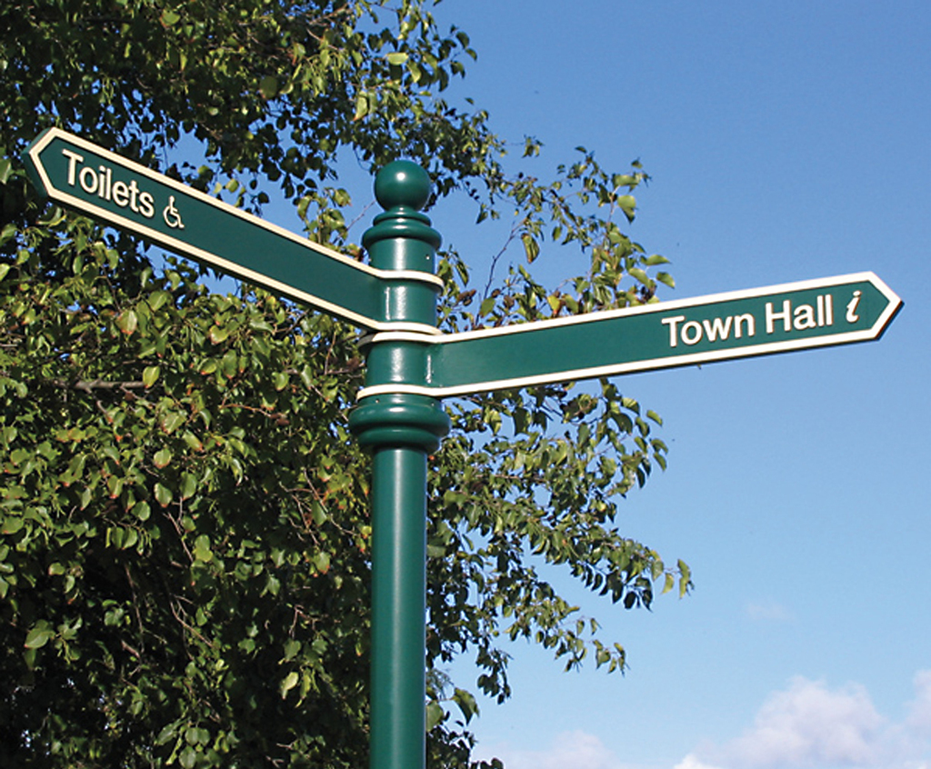 Traditional fingerposts | Fitzpatrick Woolmer | ESI External Works