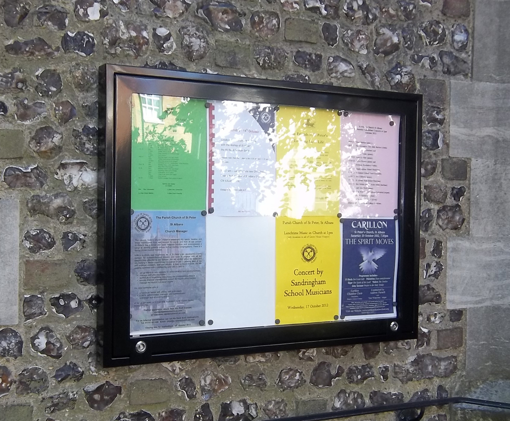 External metal noticeboards | Fitzpatrick Woolmer | ESI External Works