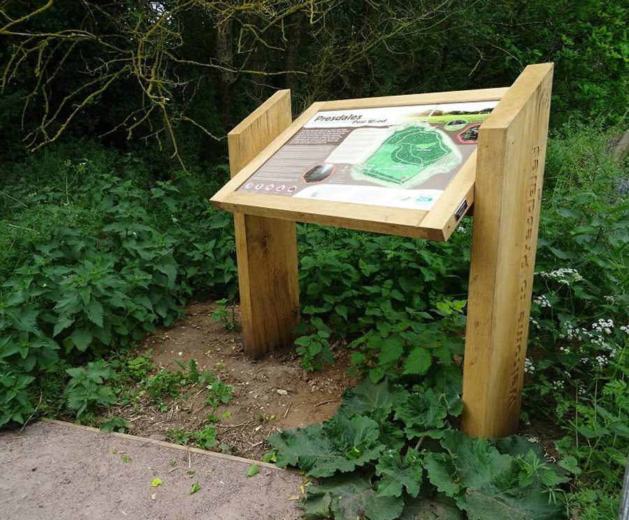 Woodsman™ timber interpretation lectern | Fitzpatrick Woolmer | ESI ...