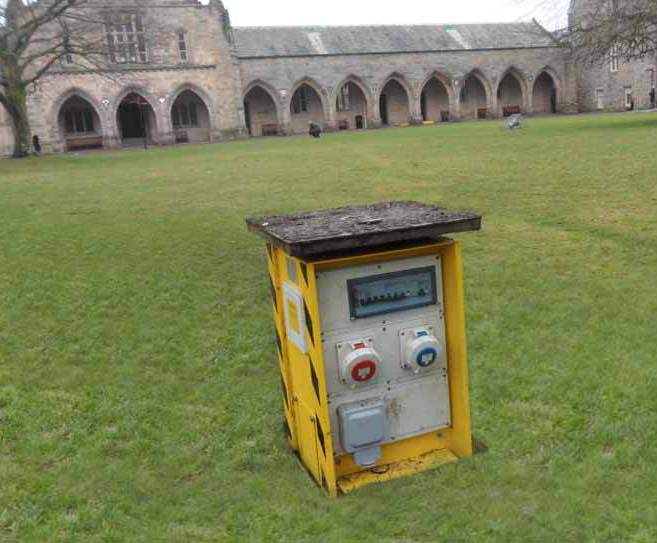 Retractable power units for University lawn areas | Pop Up Power ...