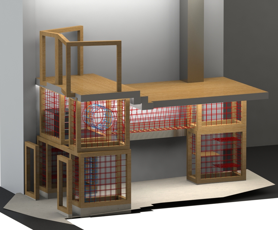 Vertical adventure cube playground in Soho, London | Massey & Harris ...