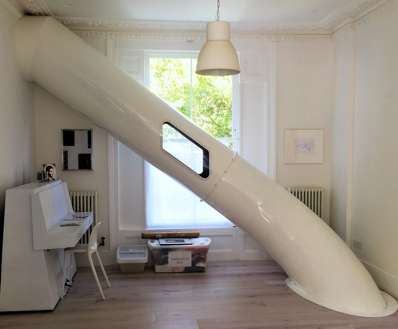 Bespoke interior slide adds fun and style to family home | Massey ...