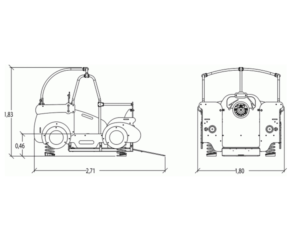 Car inclusive springer with wheelchair access - J952® | Proludic Play ...