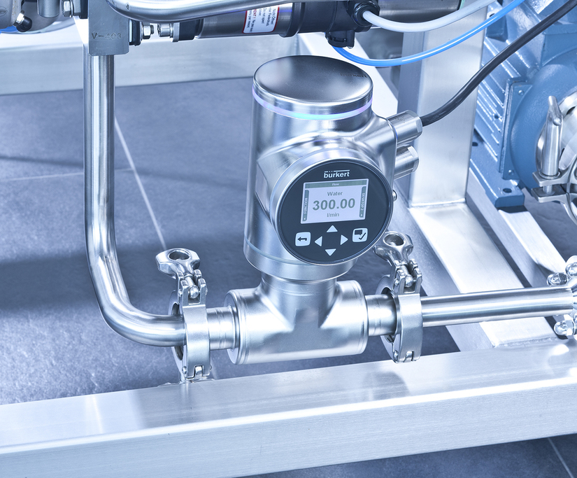 FLOWave inline flowmeter for hygienic applications | Bürkert Fluid ...