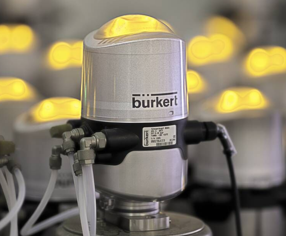 Decentralised automation of hygienic process valves | Bürkert Fluid ...