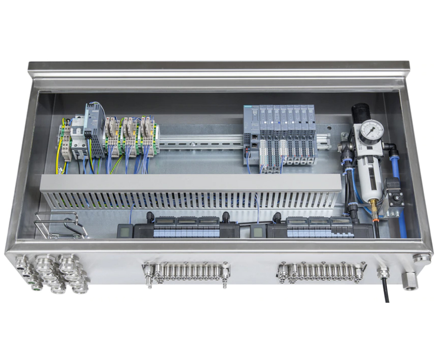 Type 8614 pneumatic control cabinets, hygienic processes | Bürkert ...
