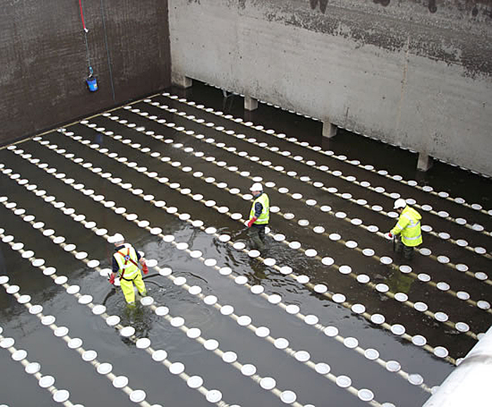 Fine bubble disc diffuser unit | Aquatreat Environmental Products | ESI ...