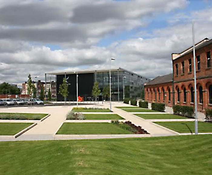 Landscaping, the Roundhouse College campus, Derby | East Midlands ...