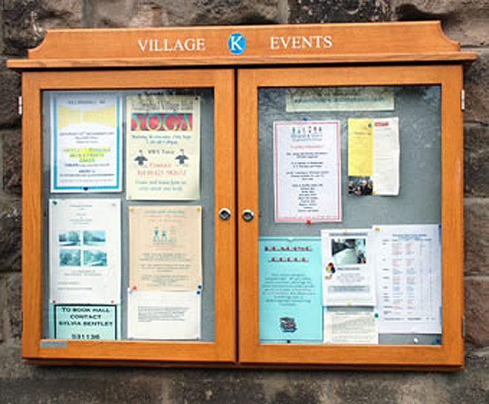 Outdoor oak noticeboards | Greenbarnes | ESI External Works