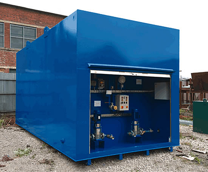 Rectangular above-ground enclosed bunded storage tank | Metcraft Group ...