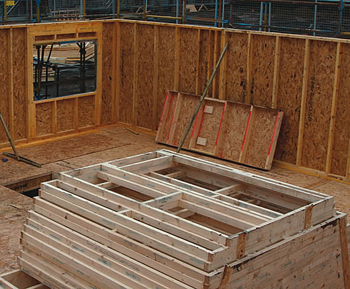 SterlingOSB Zero OSB3 (Oriented Strand Board) wood panel | West Fraser | ESI Building Design