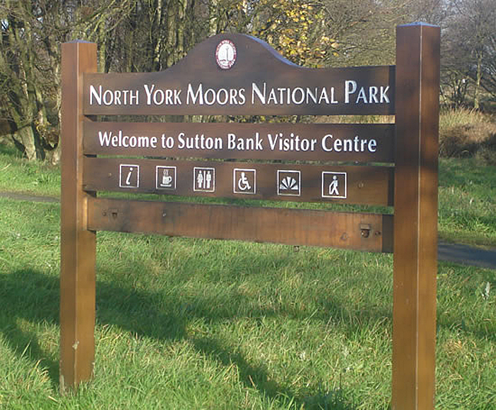 Routed oak entrance signs | Shelley Signs | ESI External Works