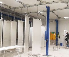 Multirail manual overhead runway system | Runners Sliding Door Systems ...