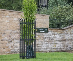 Circular, vertical bar tree guards | Paddock Fencing | ESI External Works