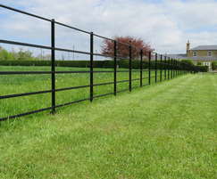 Traditional-style 4-bar estate and parkland fencing | Paddock Fencing ...
