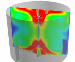 Digester mixer flow optimisation using CFD modelling | Fluid Group | ESI Enviropro