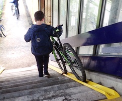 Cycle wheeling ramps for stairways | Cycle-Works | ESI External Works