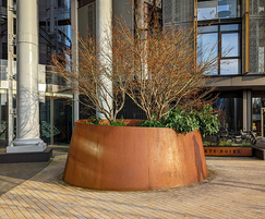 Corten steel tree grilles | IOTA | ESI External Works