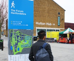 Kara wayfinding signage for University campus | fwdesign | ESI External ...