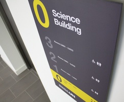Kara wayfinding signage for University campus | fwdesign | ESI External ...