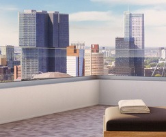 Easy Glass Up glass railing for low parapet walls | Q-railing | ESI ...