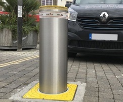 Automatic rising bollards for town traffic management | Macs Automated ...
