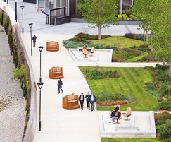 Bespoke rotating seating for Riverside Gardens, London | Factory ...