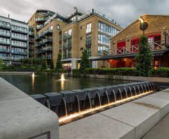 Dry plaza water feature - Enfield Library | Fountains Direct | ESI ...