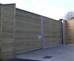 Steel pedestrian gates | Centrewire | ESI External Works