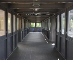 Fully enclosed pedestrian bridges | Nusteel Structures | ESI External Works