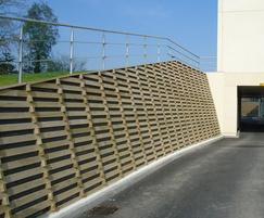 Permacrib timber retaining wall for housing development | Phi Group ...