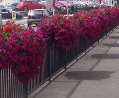 Barrier Basket planters for streets and highways | Plantscape | ESI ...