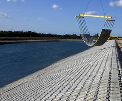 Armorflex concrete block revetment system | Ruthin Precast Concrete ...