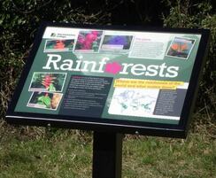 Steel lectern-frame interpretation signage | Shelley Signs | ESI ...