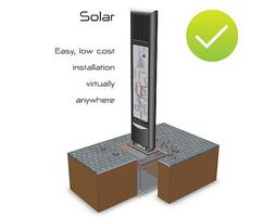 Eco-Vision solar-powered monolith signage | Signscape and Signconex ...