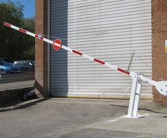 Manually operated rising arm traffic control barriers | Avon Barrier ...