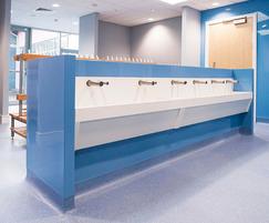 Xeista Cascade trough vanity units | Maxwood Washrooms | ESI Interior ...