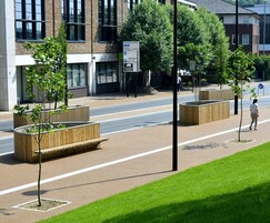 Castleton timber planters - Rochdale town centre | Street Design | ESI ...