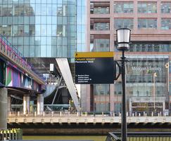 Legible London wayfinding fingerpost | Trueform | ESI External Works