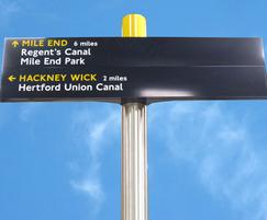 Legible London wayfinding fingerpost | Trueform | ESI External Works