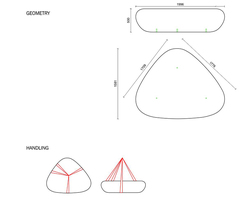 Galet II concrete bench | URBASTYLE® | ESI External Works