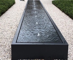 Water Table - illuminated aluminium water feature | Taylor Made ...