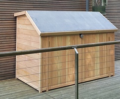 Spokeshed 5 secure solid FSC timber bike shed (5 bikes) | The Bike Shed ...