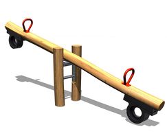 Traditional timber seesaw (J4920) | Proludic Play & Sports Areas | ESI ...