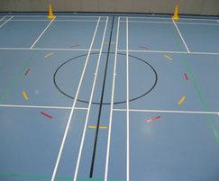 Indoor sports hall line marking services | Sportsmark™ Group | ESI ...