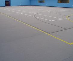Indoor sports hall line marking services | Sportsmark™ Group | ESI ...
