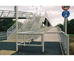 Warren design steel footbridges | Topbond | ESI External Works
